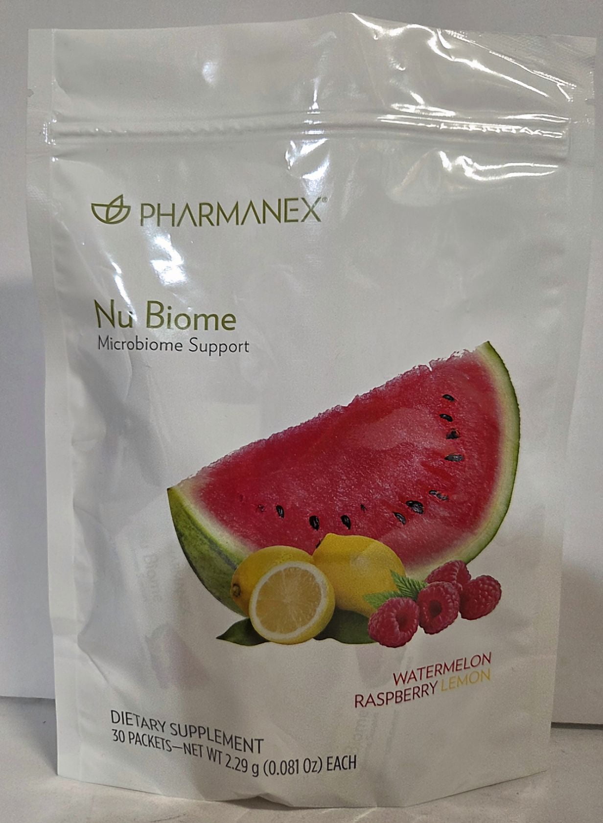 Nu Skin Nuskin Pharmanex Drink Mix Nu Biome Watermelon Raspberry Lemon ...