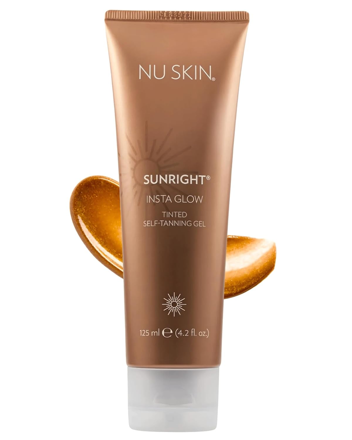 Nu Skin Self Tanner Gel Sunright Insta Glow - 4.2 oz Body Bronzer with ...