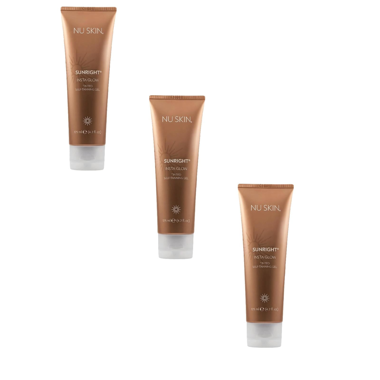 Nu Skin Sunright Insta Glow Tinted Self-Tanning Gel Face Body Self ...