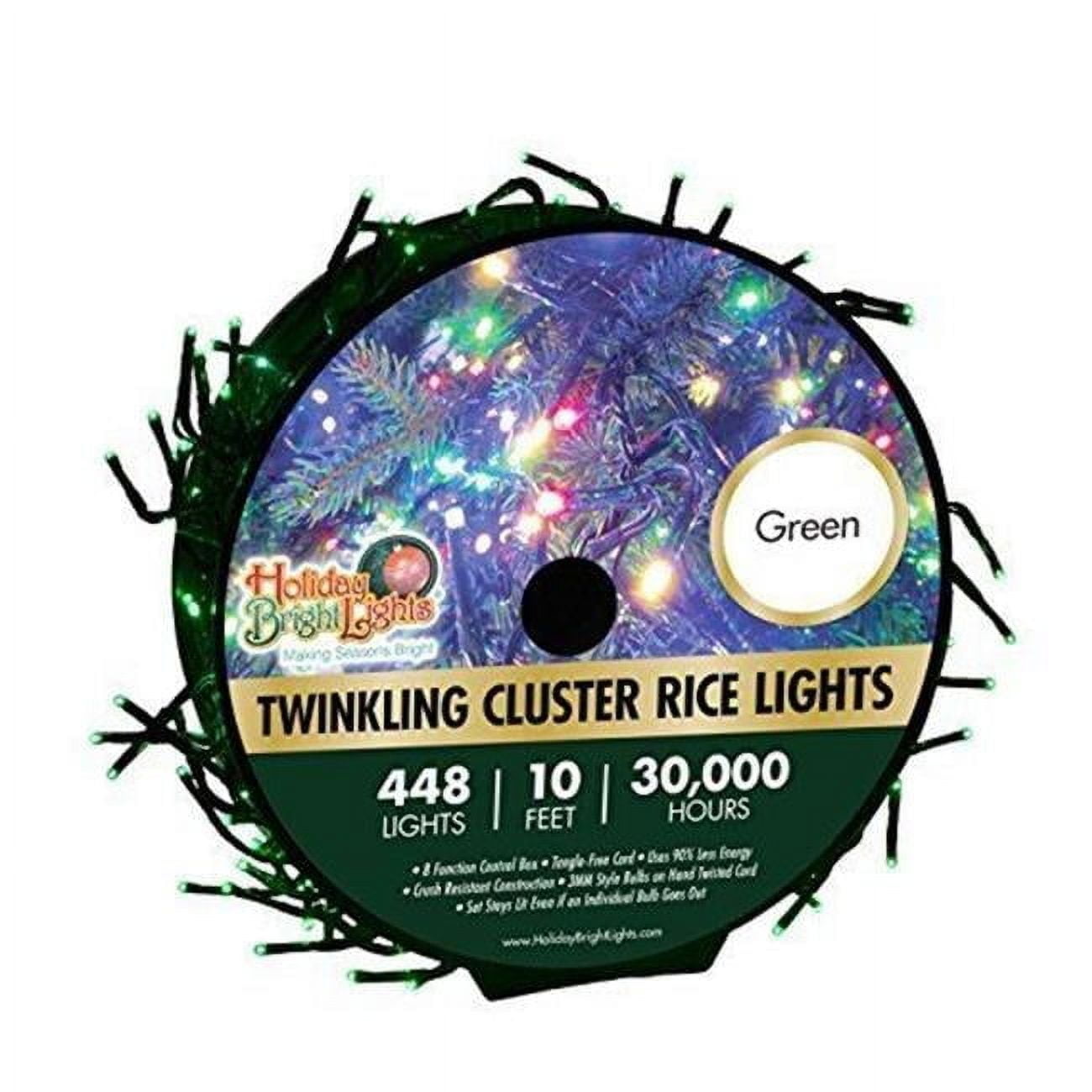 Nu Tsai Capital DBA 10 ft. Cluster Rice Christmas Light Reel - Blue ...
