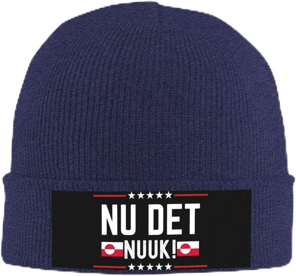 Nu det Nuuk! Now's Enough! Greenland Flag Winter Warm Hat Knitted ...