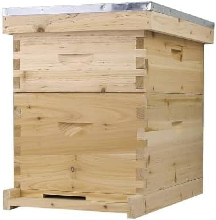 NuBee 8-Frame Beehive Kit – Complete Langstroth Hive with 1 Deep & 1 ...