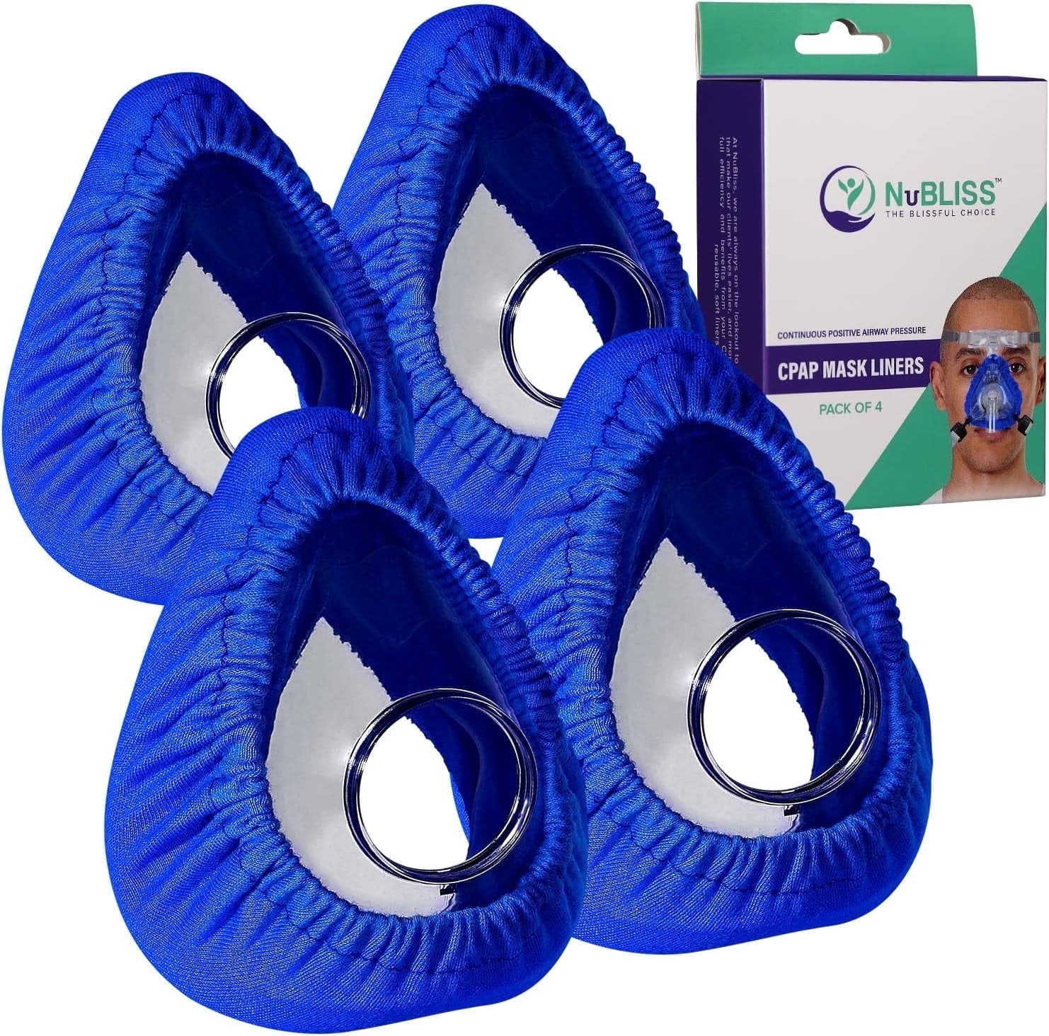 NuBliss CPAP Mask Liners Soft Cushion Cover for F20 and F10 Face Mask ...