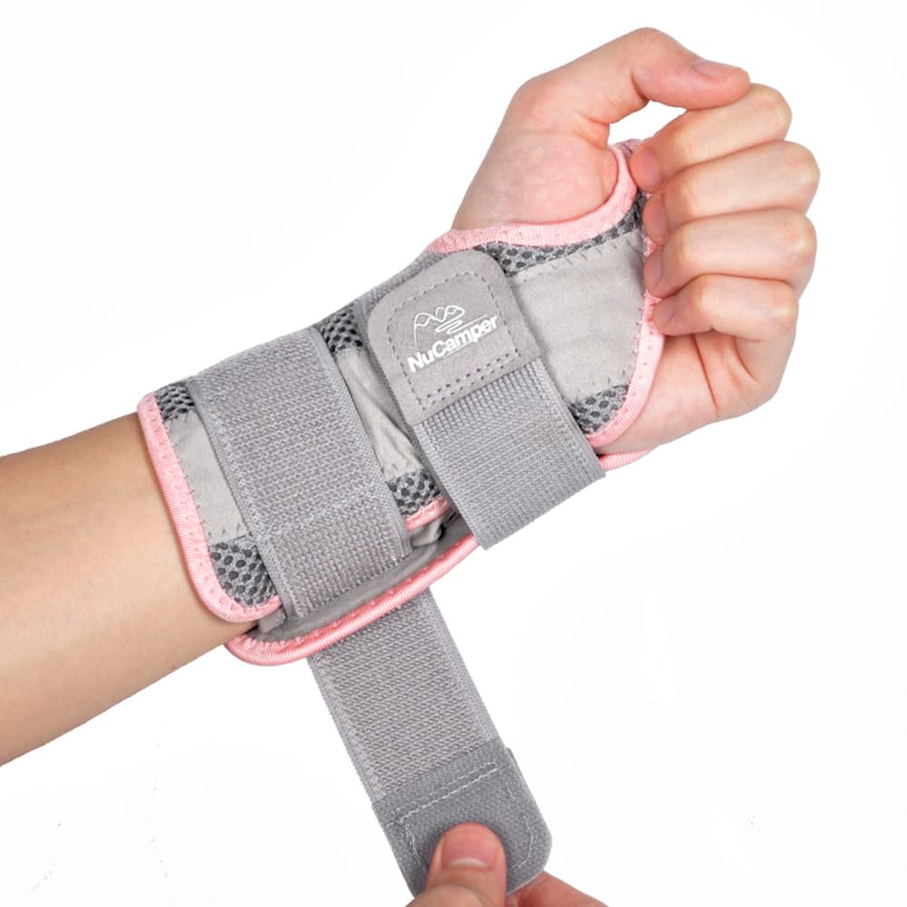 NuCamper Carpal Tunnel Wrist Brace for Left Right Hands Men Women ...