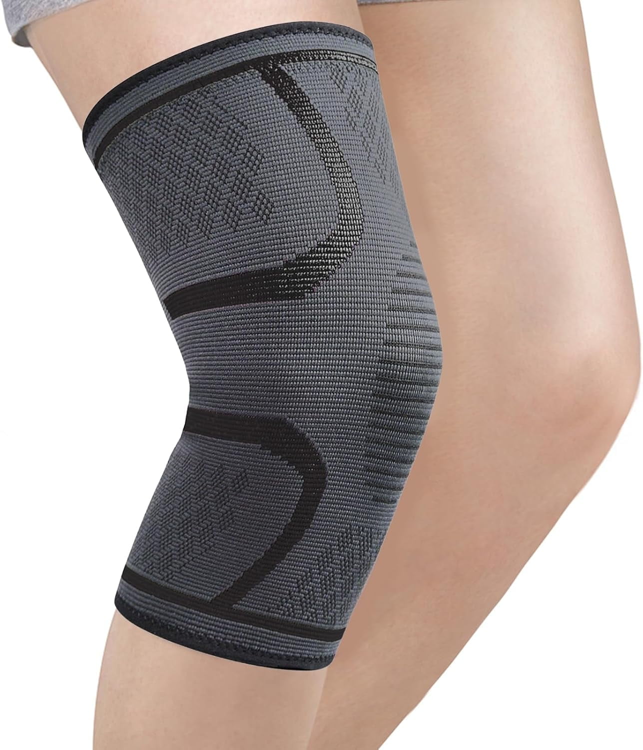 NuCamper Compression Knee Brace for Men Women Knee Pain,2 Pack Knee ...