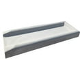 "NuCast Solid Precast Concrete Splash Block 3""x11""x30"" - Rain and ...