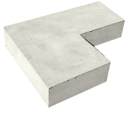 NuCast Solid Concrete Step Risers, Make a 3-step unit for your home, 3 ...