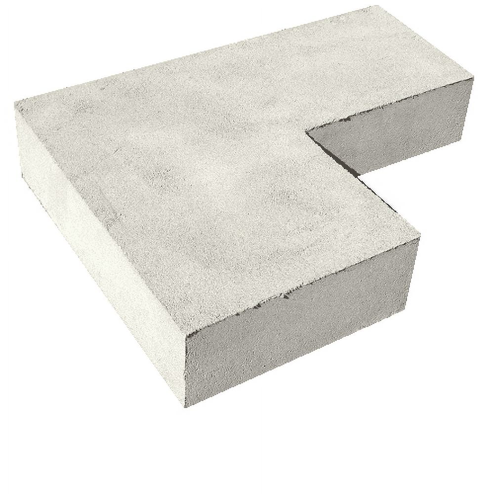 NuCast Solid Concrete Step Risers, Make a 3-step unit for your home, 3 ...