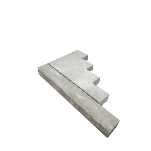 NuCast Solid Concrete Step Risers, Make a 6-step unit for your home, 6 ...