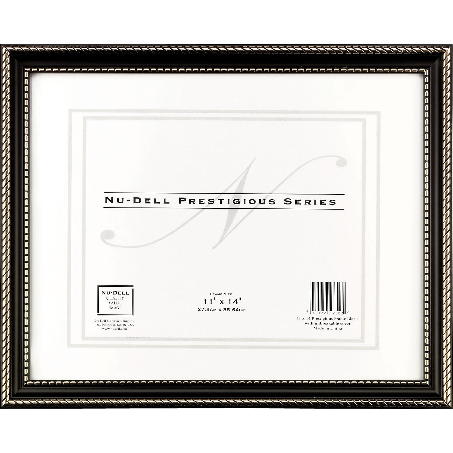 Nu-Dell Executive Frame Black 17602 - Walmart.com