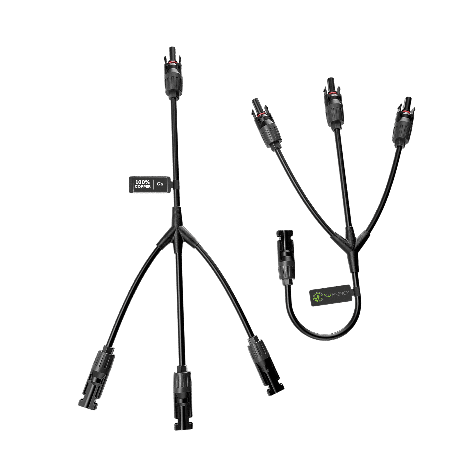 NuEnergy The Original Solar Connector Y Branch 1 to 3 Parallel Adapter ...