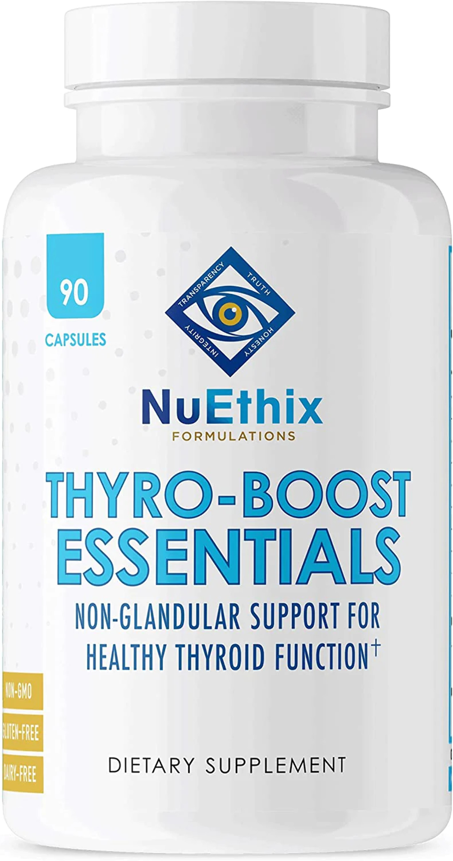 NuEthix Thyro-Boost Essentials, Non-Glandular Support with Formula ...