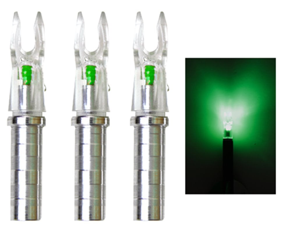 NuFletch Ignitor Nocks Green Standard, 3 pk. - Walmart.com