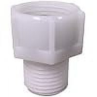 NuFlush 1/2 inch Female Pipe Adapter to 1/2 male for water & air pipe ...