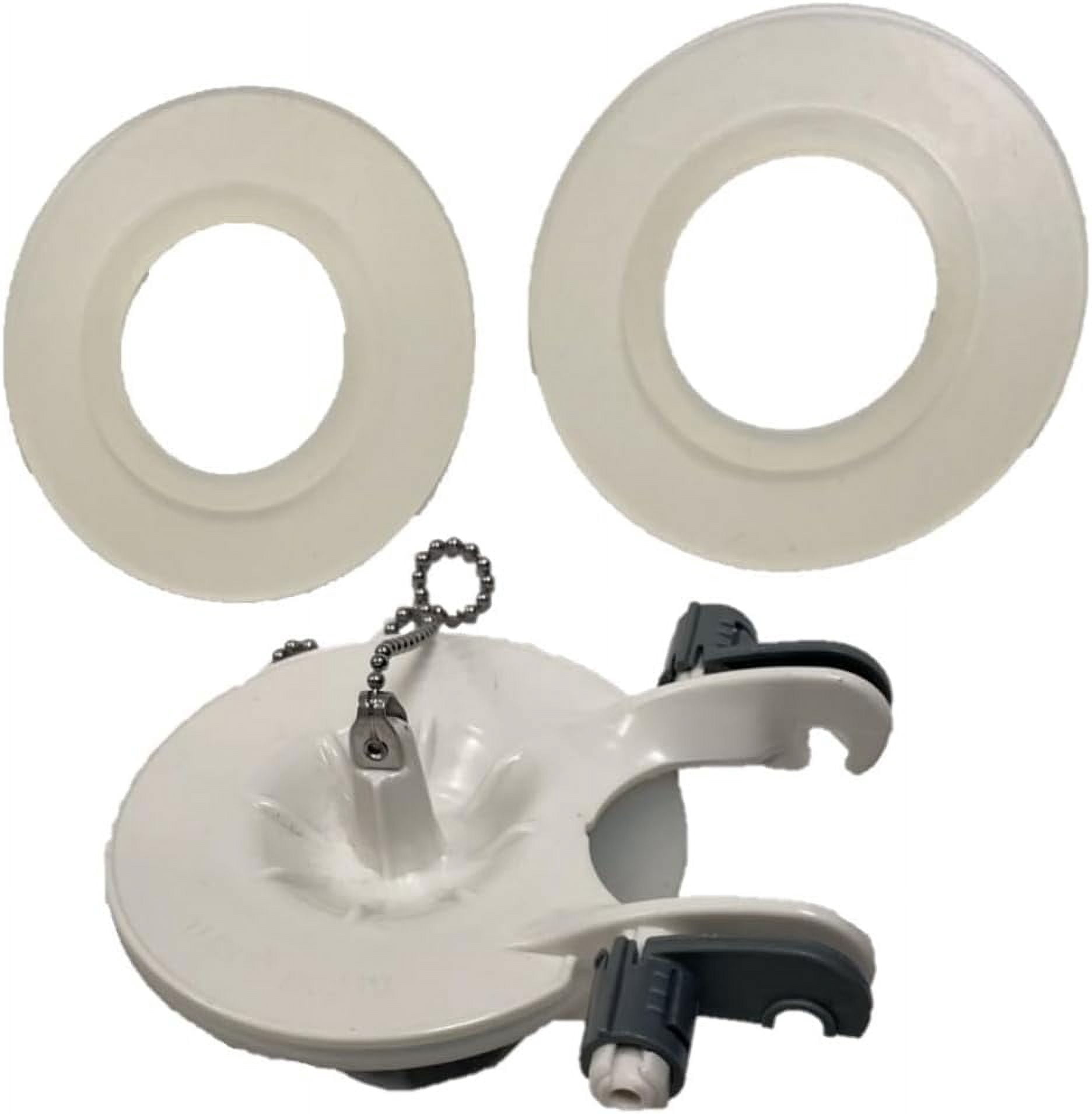 Nuflush 3 Inch Adjustable Flapper Valve, Silicone Seal, ABS ...