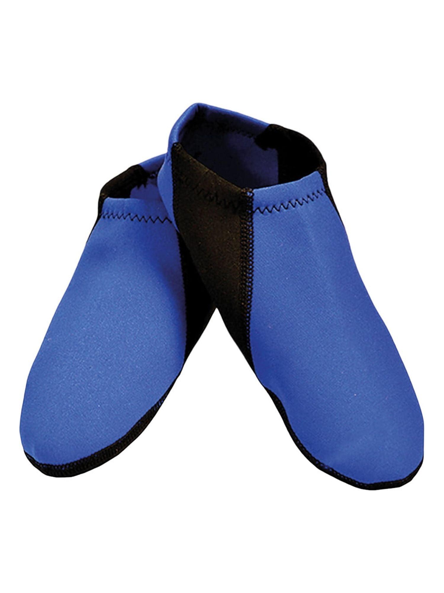 NuFoot Booties Men's Foldable Shoes – Royal with Black Stripe, Extra ...