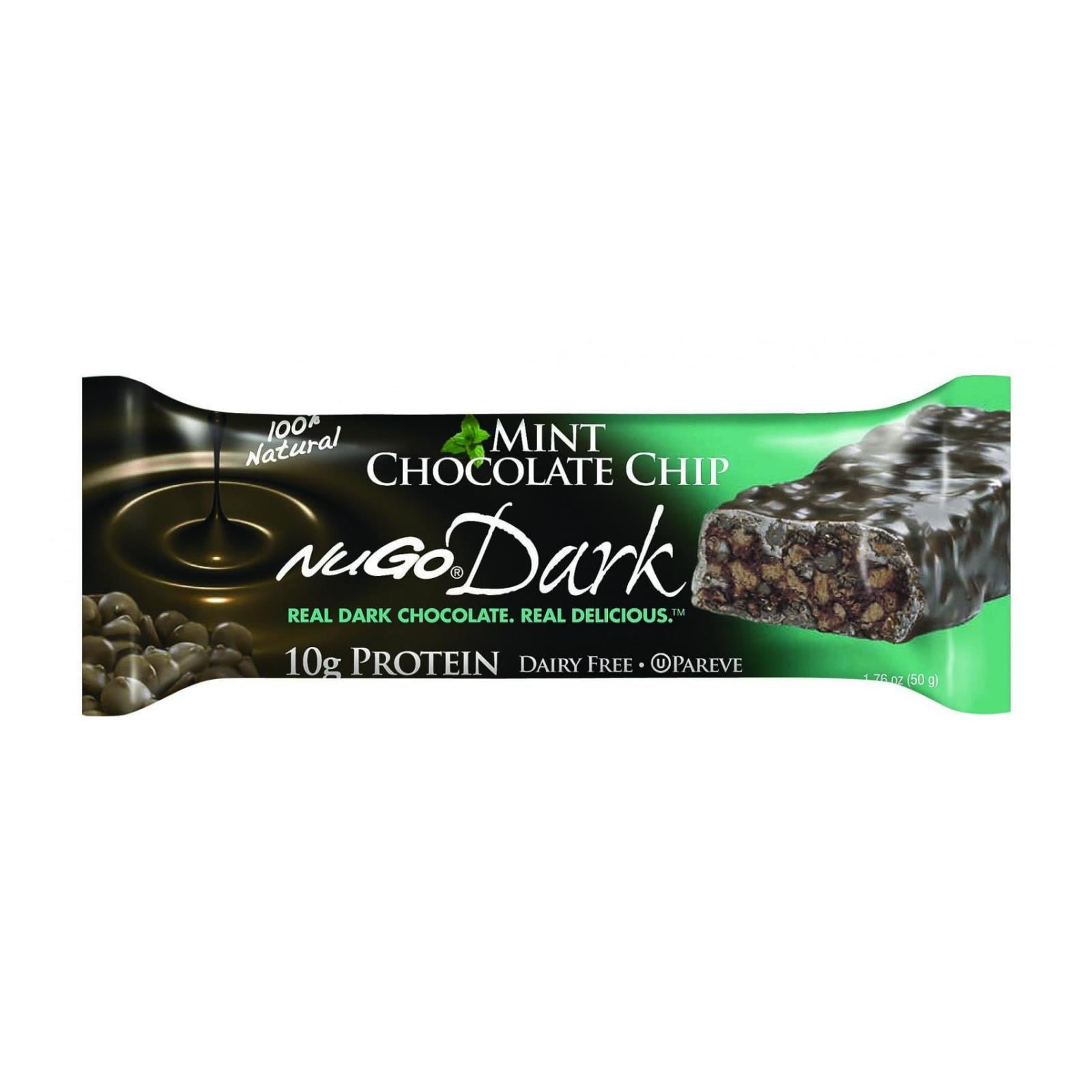 Nugo Nutrition Bar - Dark - Mint Chocolate Chip - 1.76 Oz - Case Of 12 ...