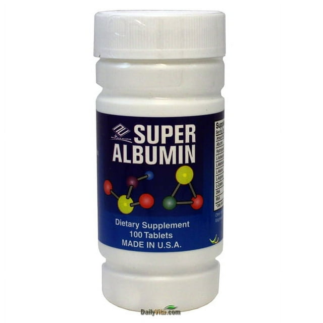 NuHealth Super Albumin (100 Tablets) - Walmart.com