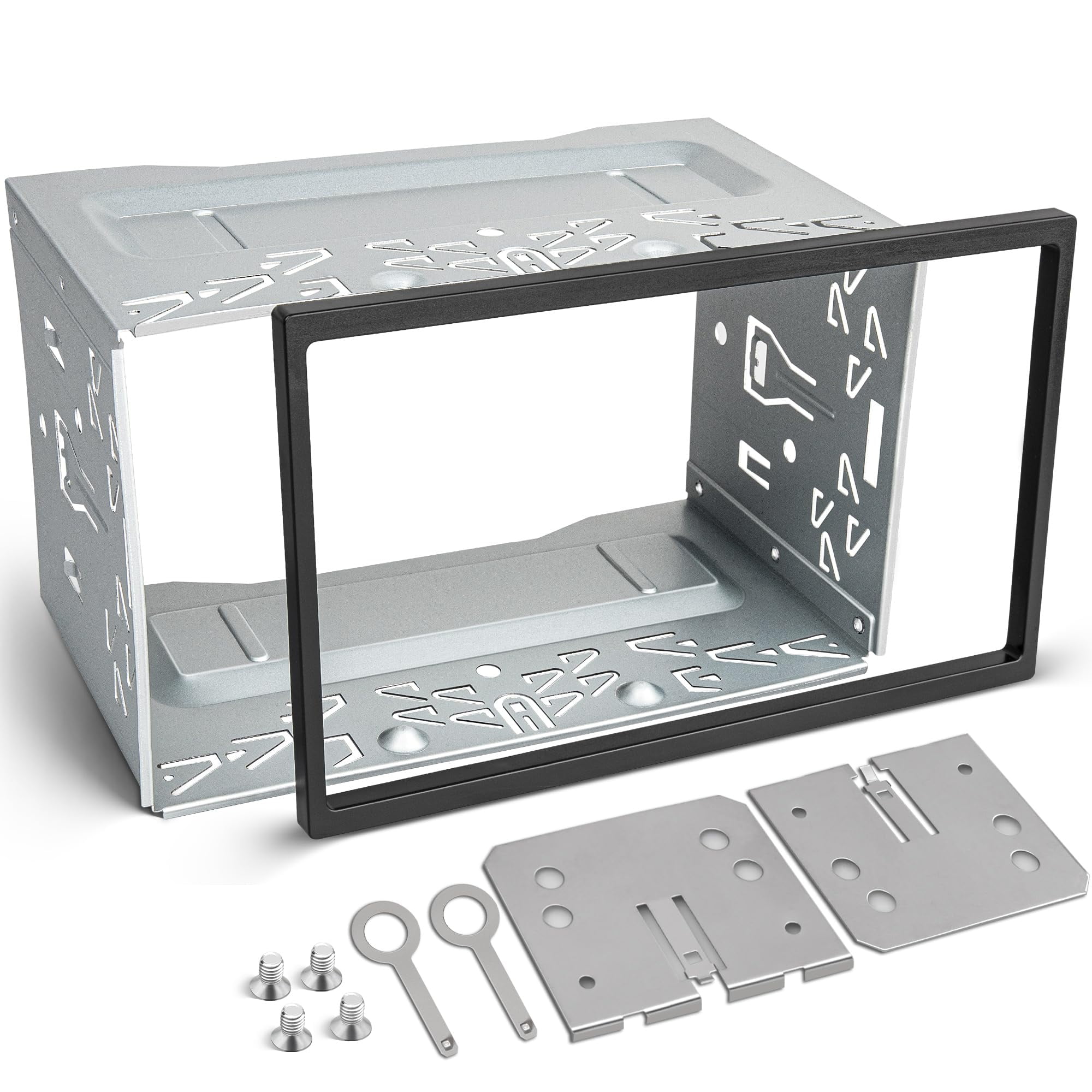 NuIth Double Din Installation Kit, Double Din Radio Mount Cage Bracket ...