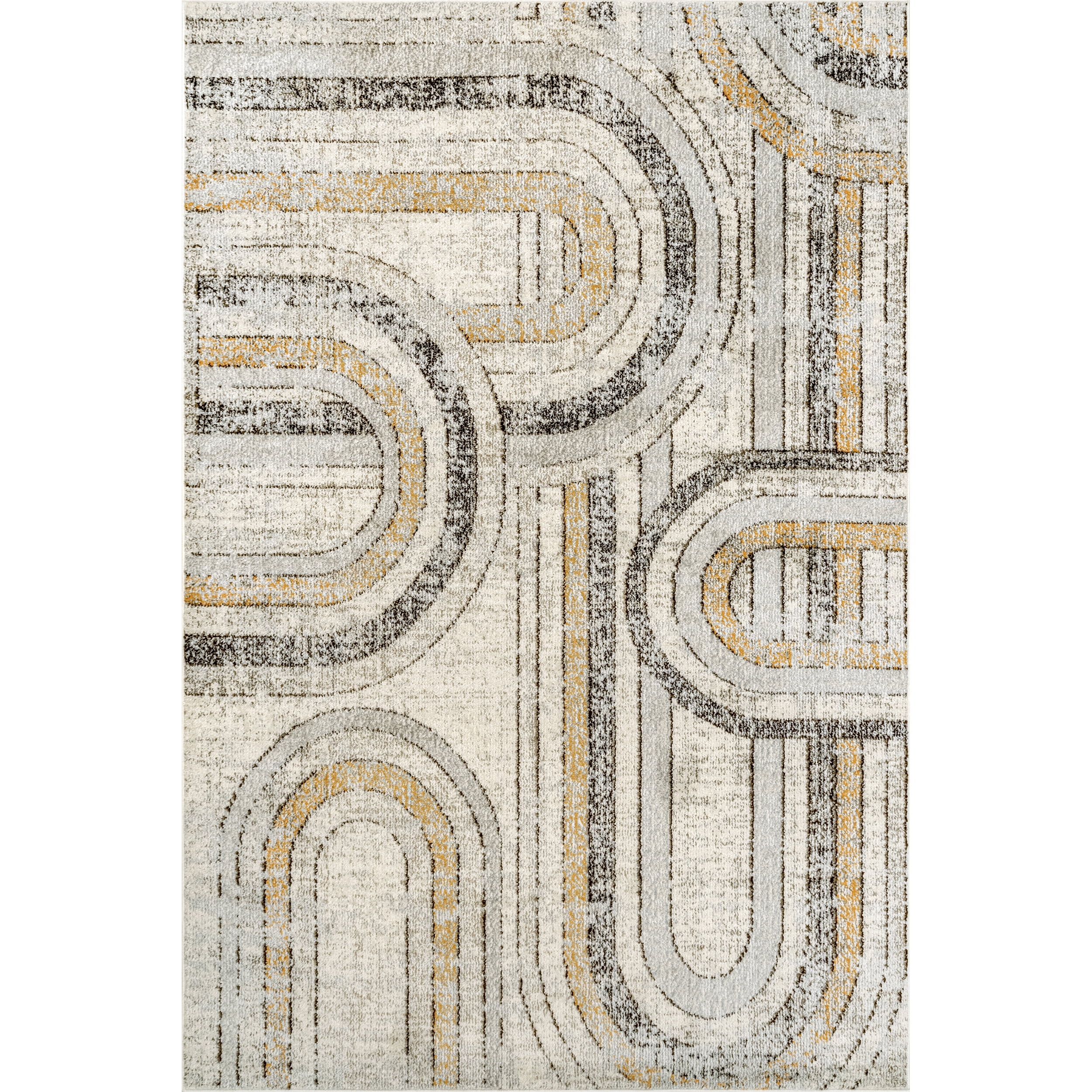 NuLoom Gray Geometric Area Rugs, 7 10 x 11 - Walmart.com