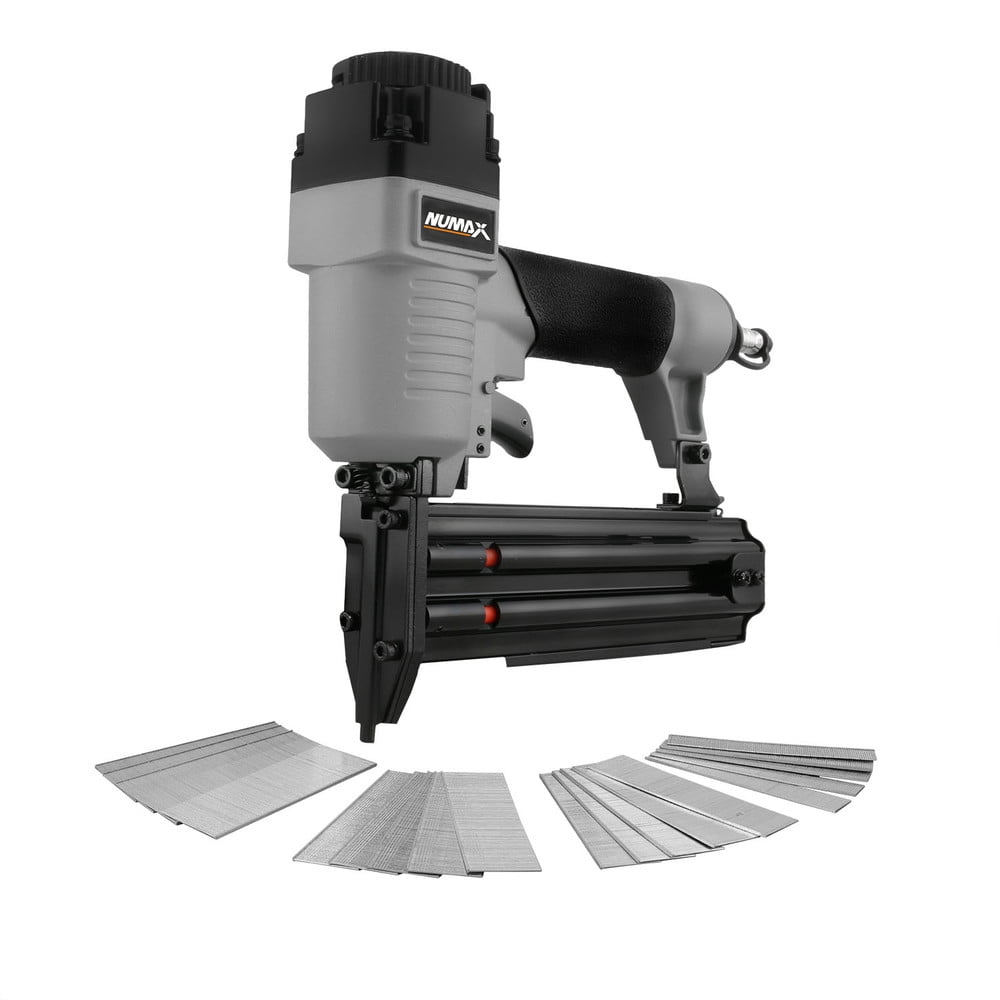 NuMax SBR50WN Pneumatic 18-Gauge 2" Brad Nailer with Nails (2000 Count ...