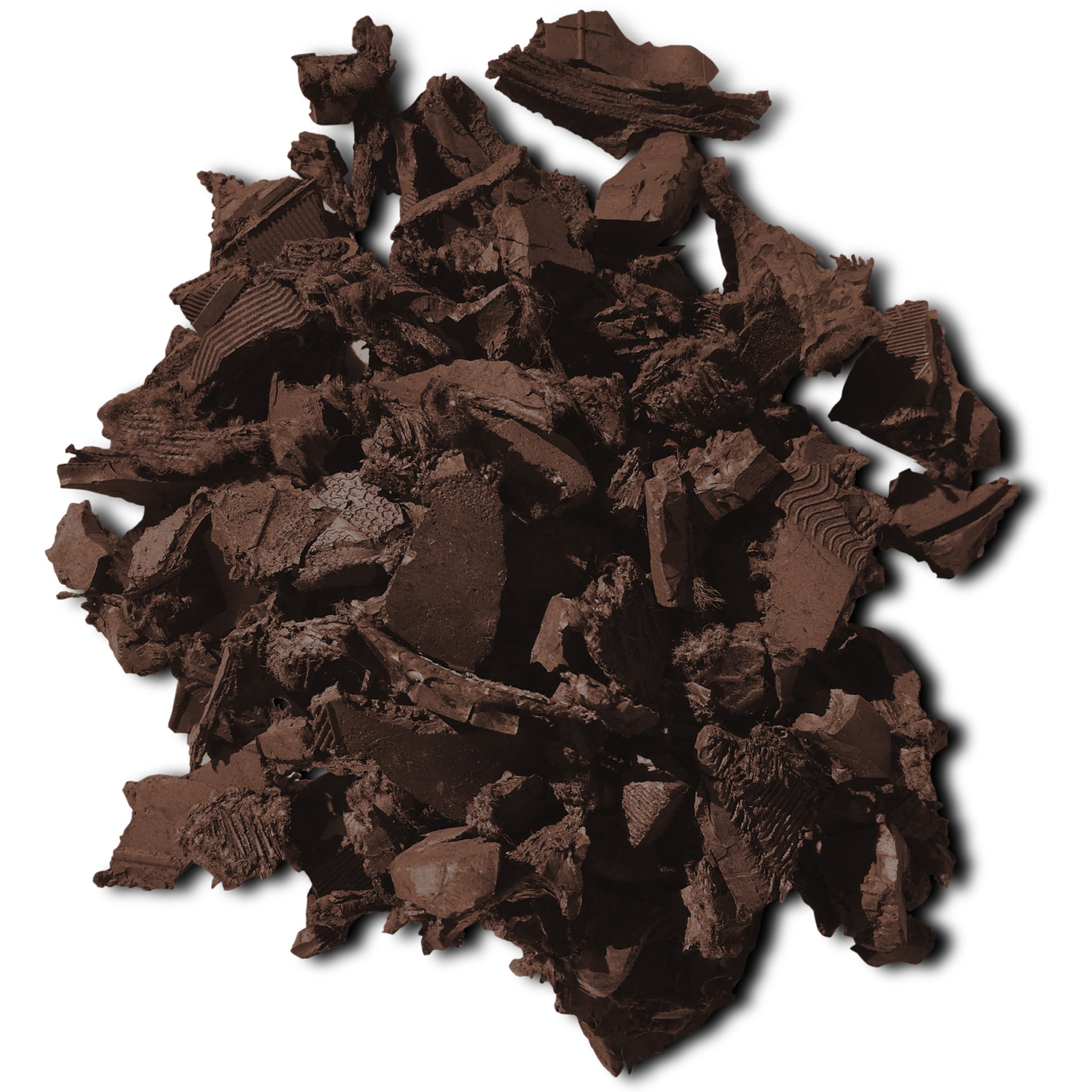 Bulk Rubberized Landscape Bags - 40lbs Earthtone Color Rubber Mulch ...