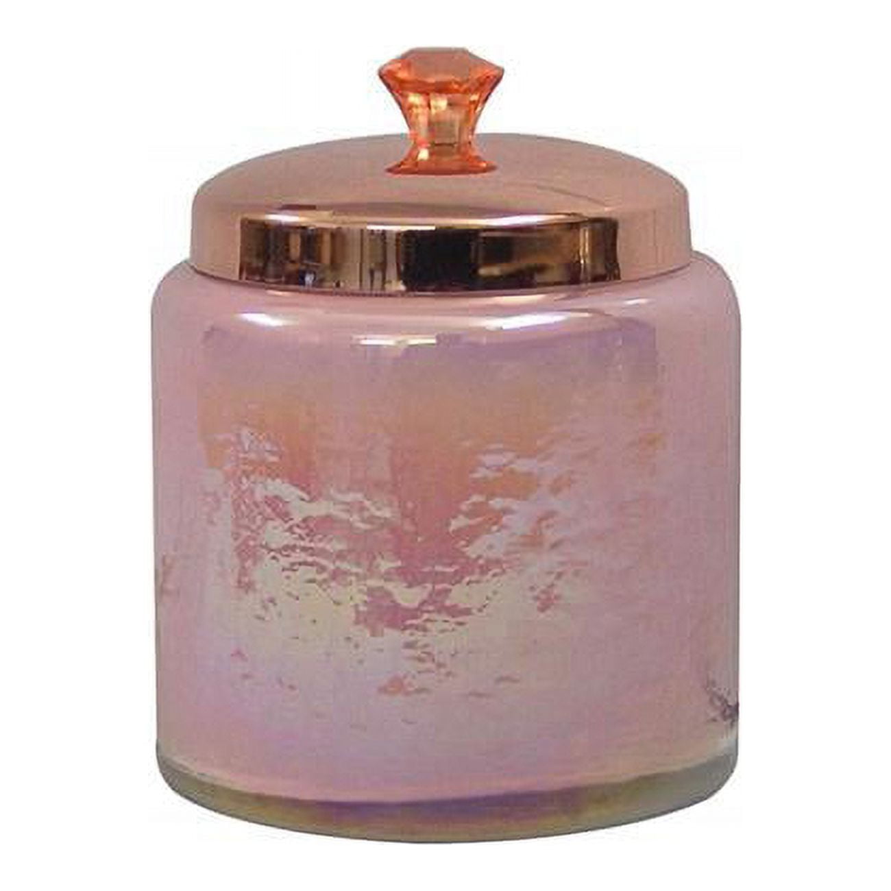 NuSteel GC-5421CPL Copper Lustre Glass Canister - Large - Walmart.com