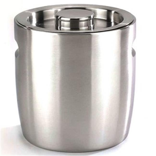 NuSteel IB-003H 3 qt Double Wall Ice Bucket with Indent Handle ...