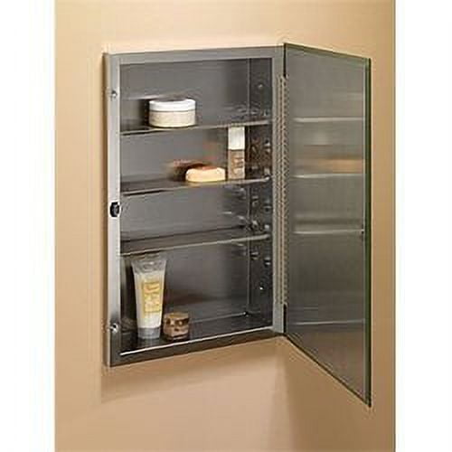 NuTone 868P24SS S-cube Single-Door Recessed Mount Medicine Cabinet ...