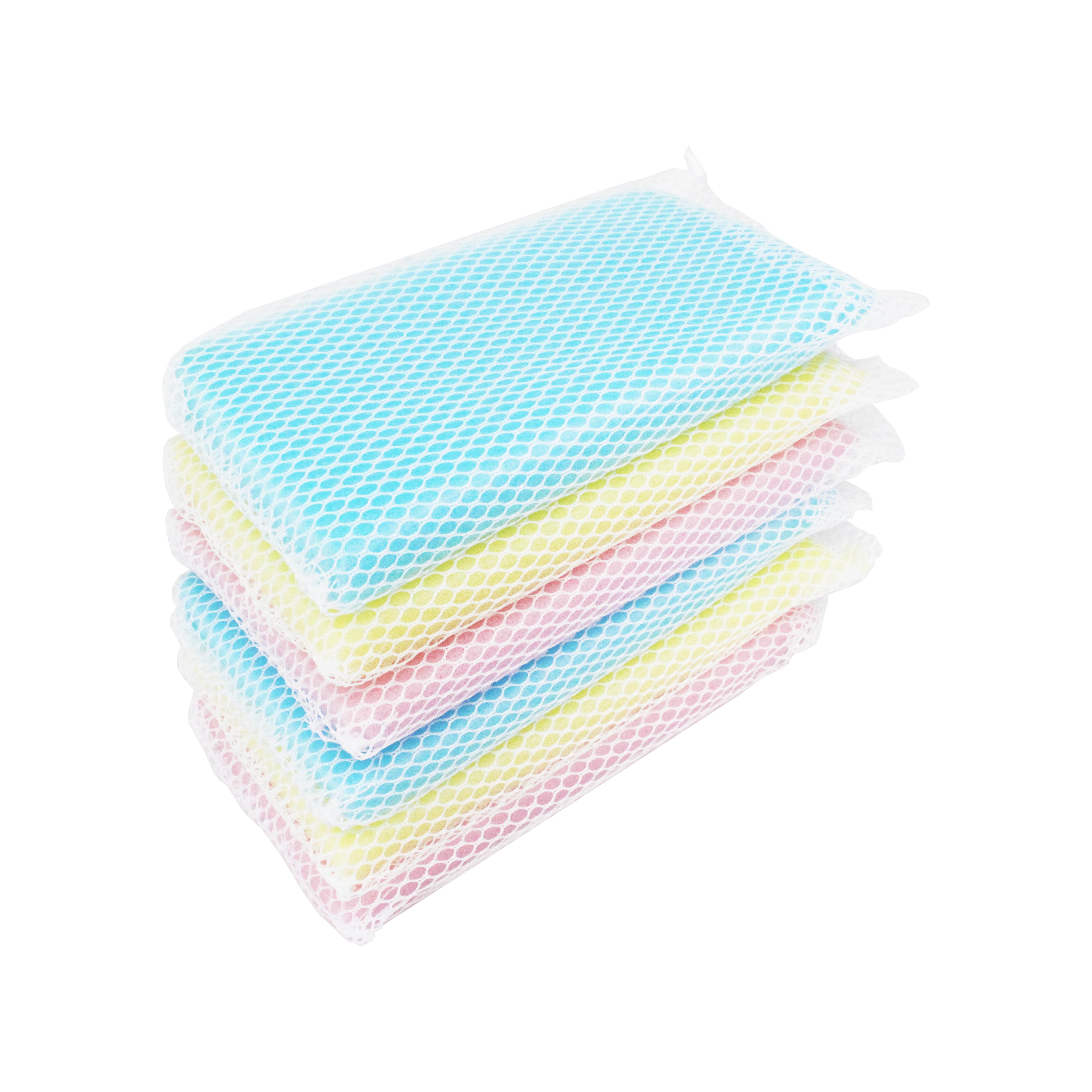 NuValu Multi-Purpose Mesh Net Kitchen Cleaning Dishwash Sponge Assorted ...