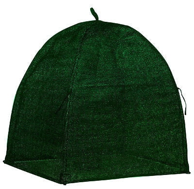 NuVue 20250 22" x 22" x 22" Green Frost Proof Winter Shrub Protector ...