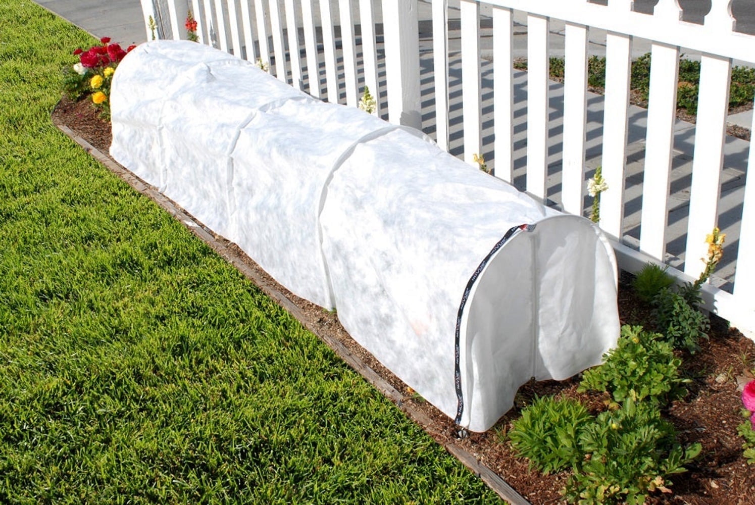 NuVue Products 24120 RowGro 9' Plant Cover Grow Tunnel for Freeze ...