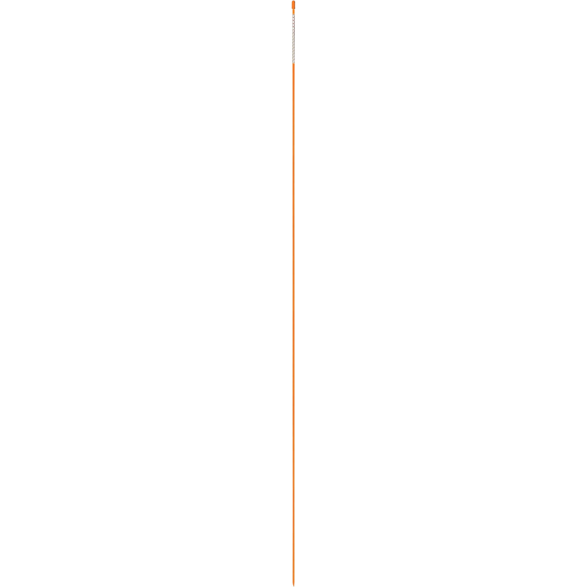 NuVue Trail and Hazard Marker - 46in.L, Bright Orange Fiberglass Shaft ...