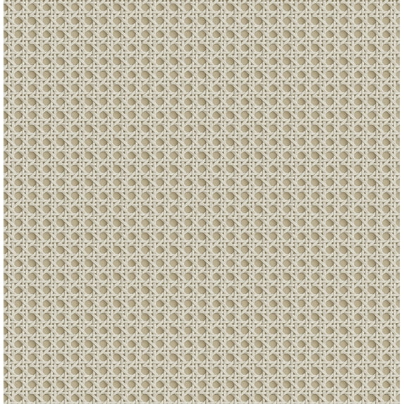 NuWallpaper Cream Rattan Caning Peel & Stick Wallpaper - Walmart.com