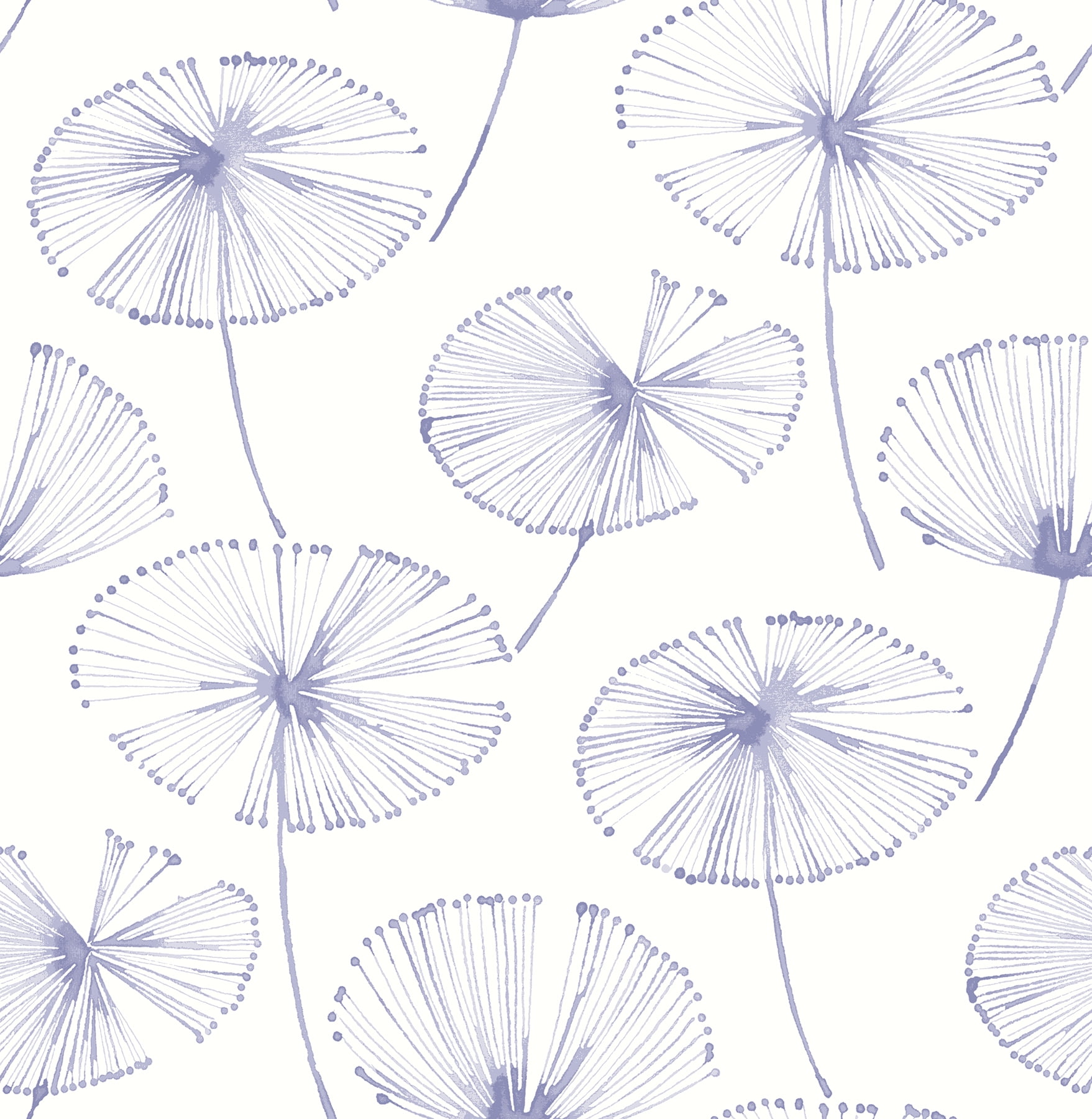 NuWallpaper Periwinkle Aya Flower Peel & Stick Wallpaper - Walmart.com