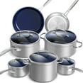 NuWave 12-Piece Non-Stick Aluminum Cookware Set, Suitable for Induction ...