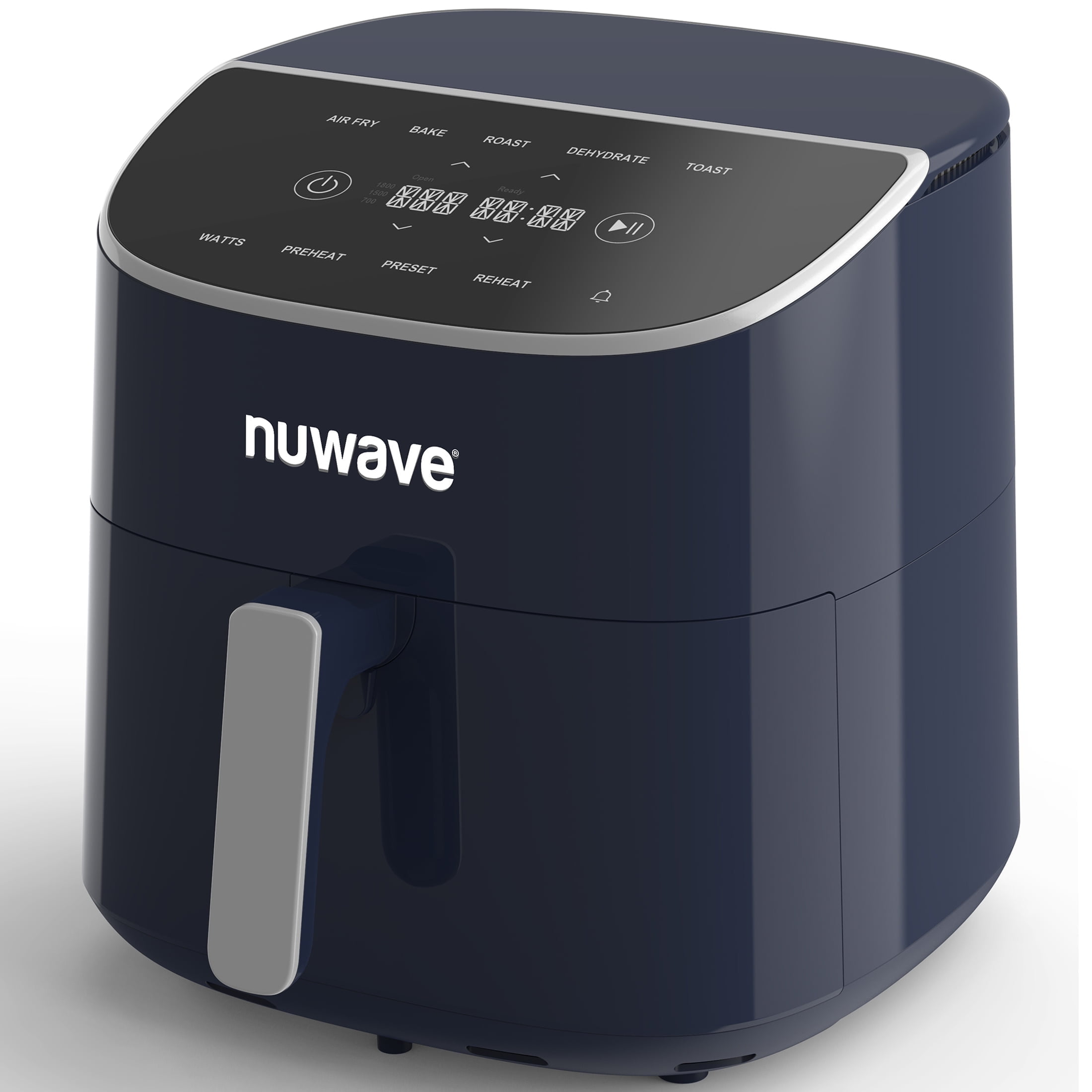 Nuwave Air Fryer Plus, 8QT Airfryer Smart Digital Touchscreen and 50°F ...