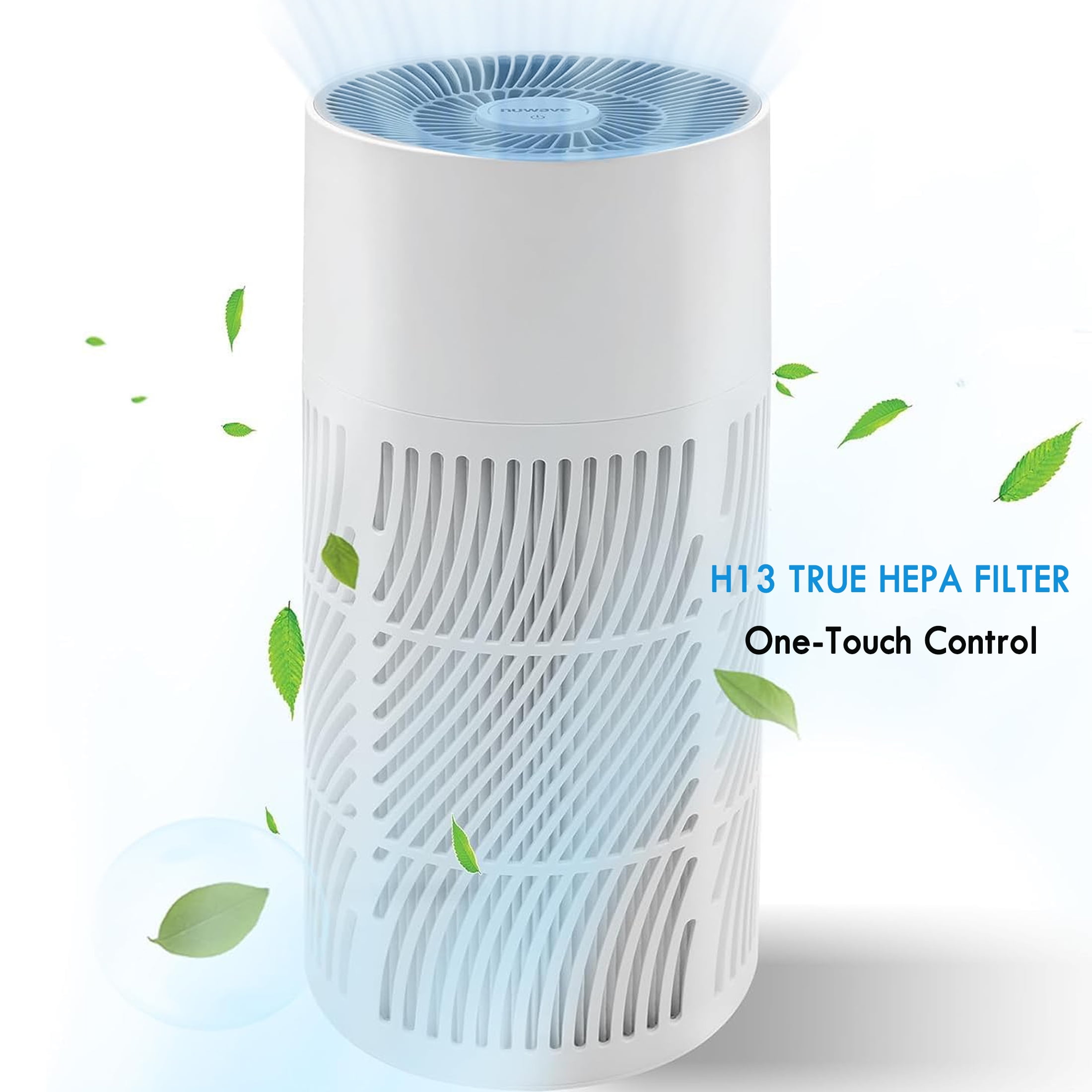 NuWave Oxypure Large 3XL Home Air Purifier, H13 HEPA Filter, 17 DB, 360 ...