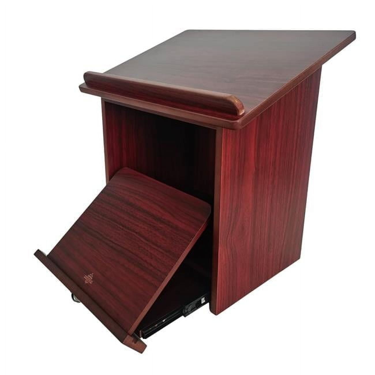 Nua 11.8 x 15.75 x 17 in. Table Top Shtender with Bottom Pullout ...