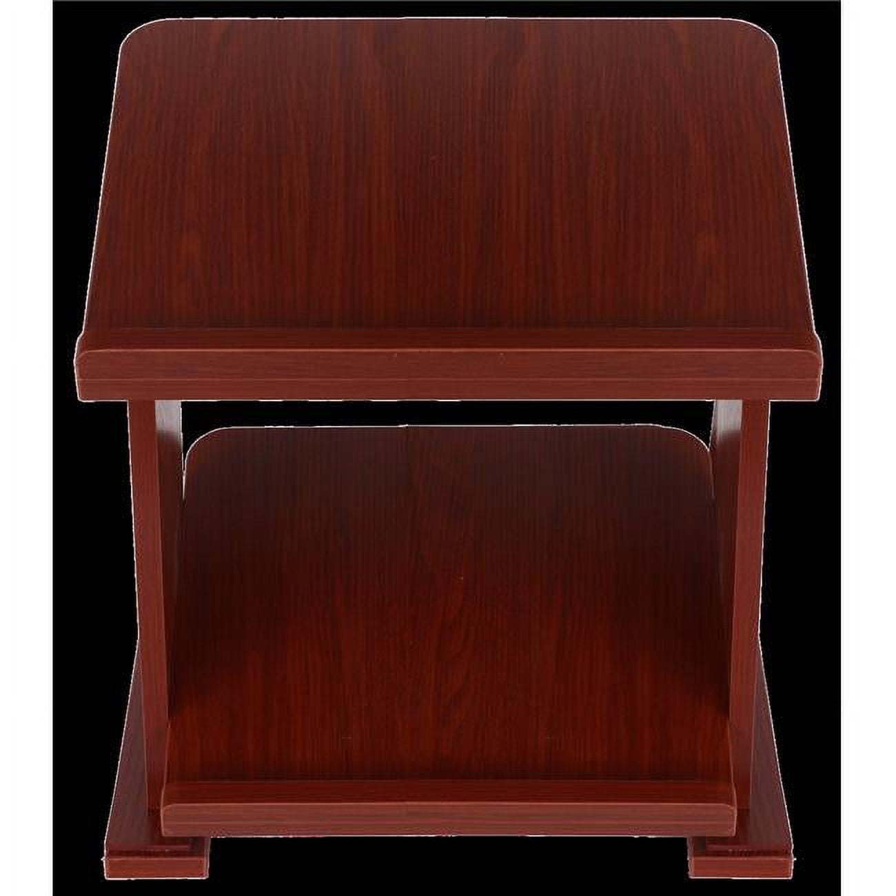 Nua 15 in. Table Top Shtender, Mahogany - Walmart.com