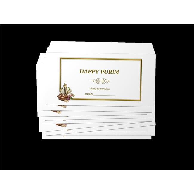 Nua Collection 545 Purim Tip English Envelope, Pack of 10 - Walmart.com