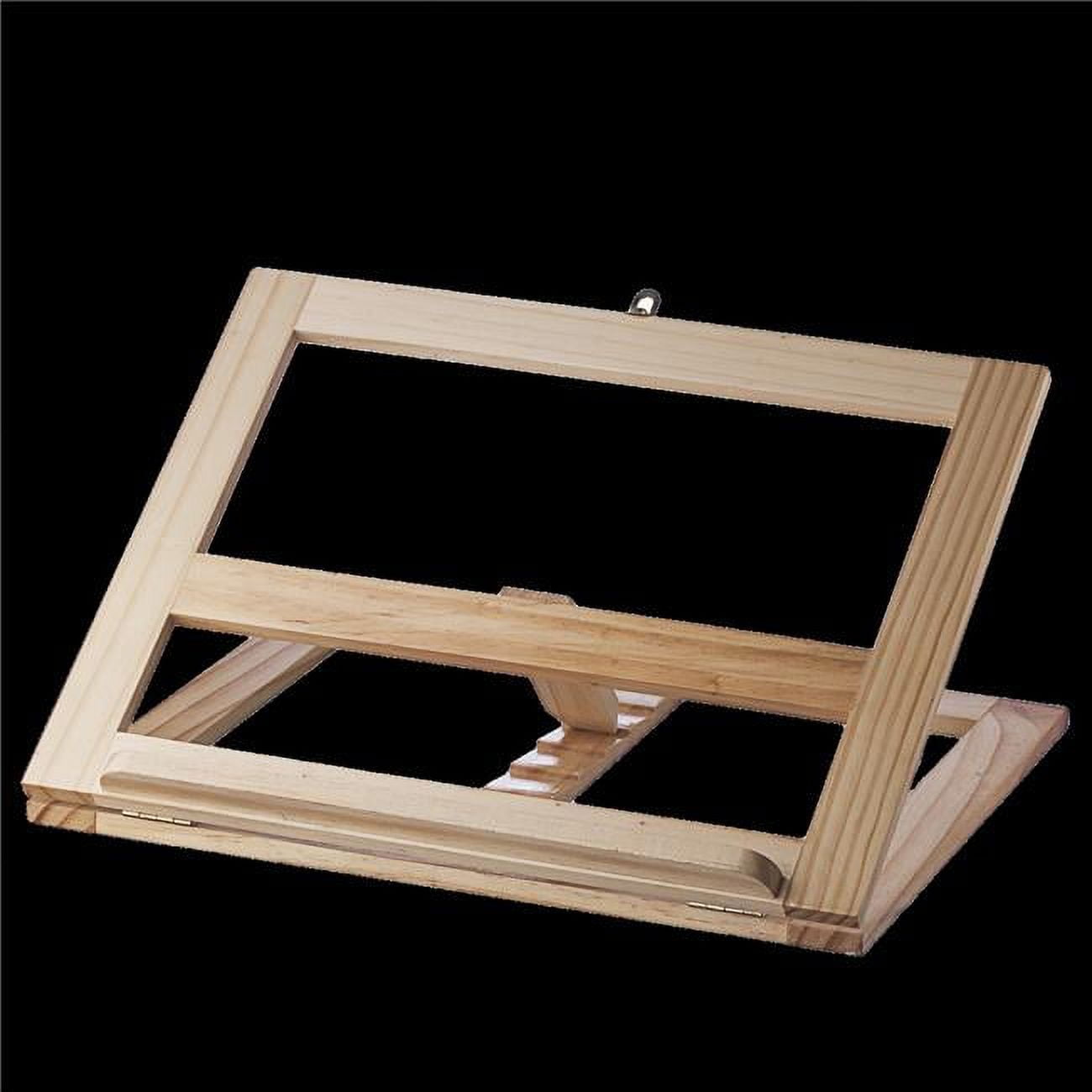Nua Collection 58355 13 x 10 in. Wood Bookstand Laptop IPad Book Stand ...