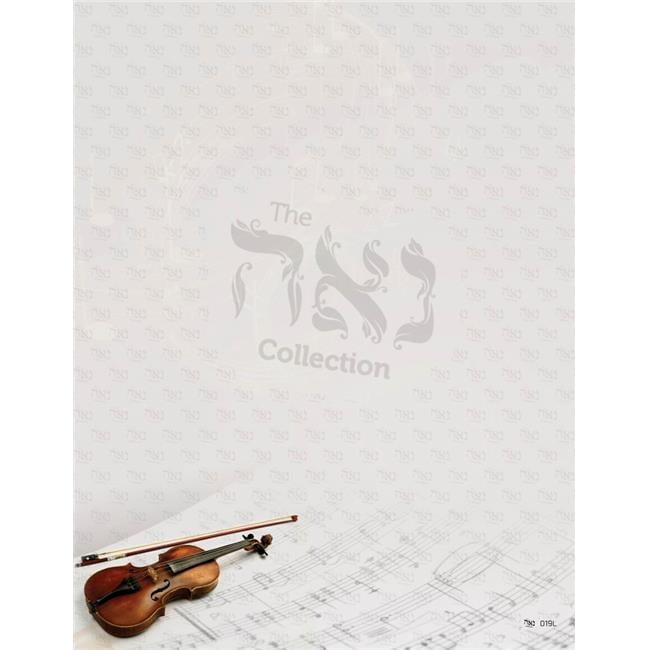 Nua Collection And Gifts Design Paper - Musical Violin 3 x 4 in. - 50 ...