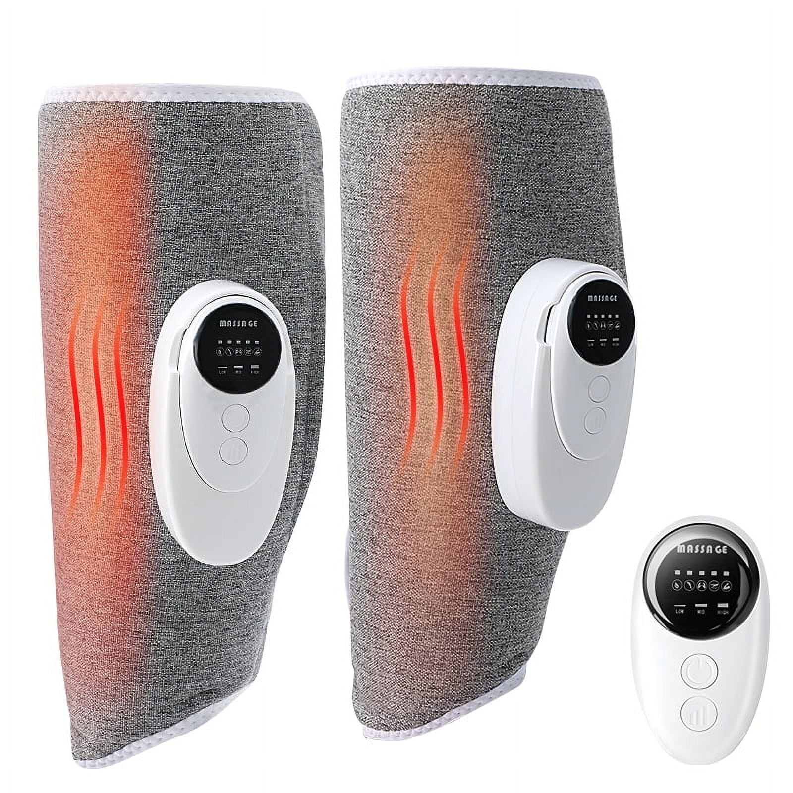 Nuaer-Wireless Smart Calf and Leg Air Pressure Massager, Promotes Blood ...