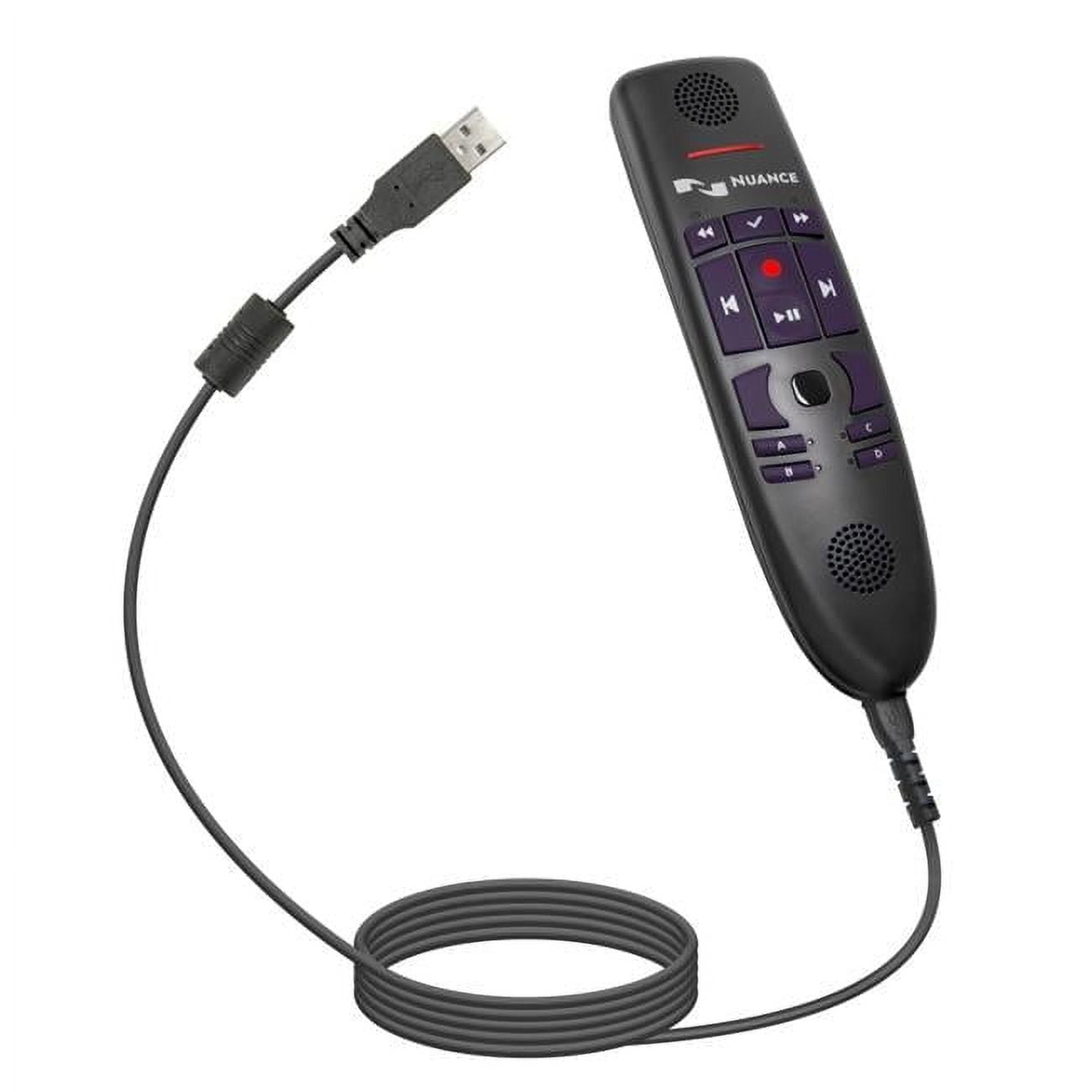 Nuance PowerMic 4 Microphone for Dragon 16, 9 Foot Cord - Walmart.com