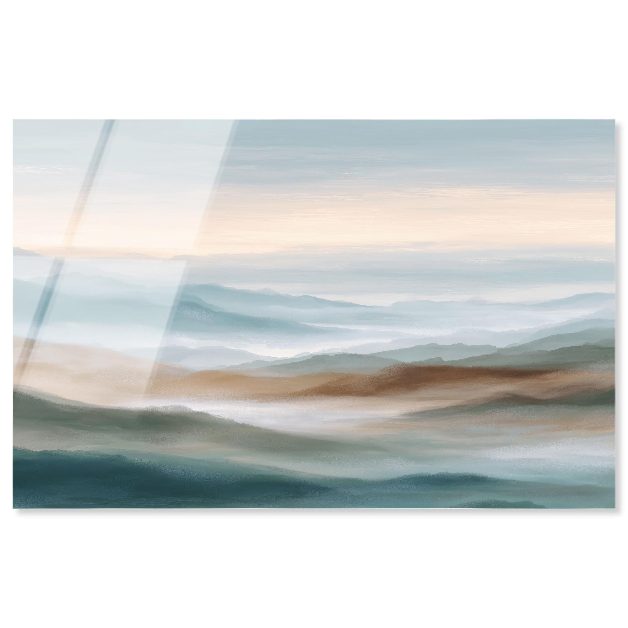 Nuance of the Range III Acrylic Muted Abstract Art by Art Remedy, Ready ...