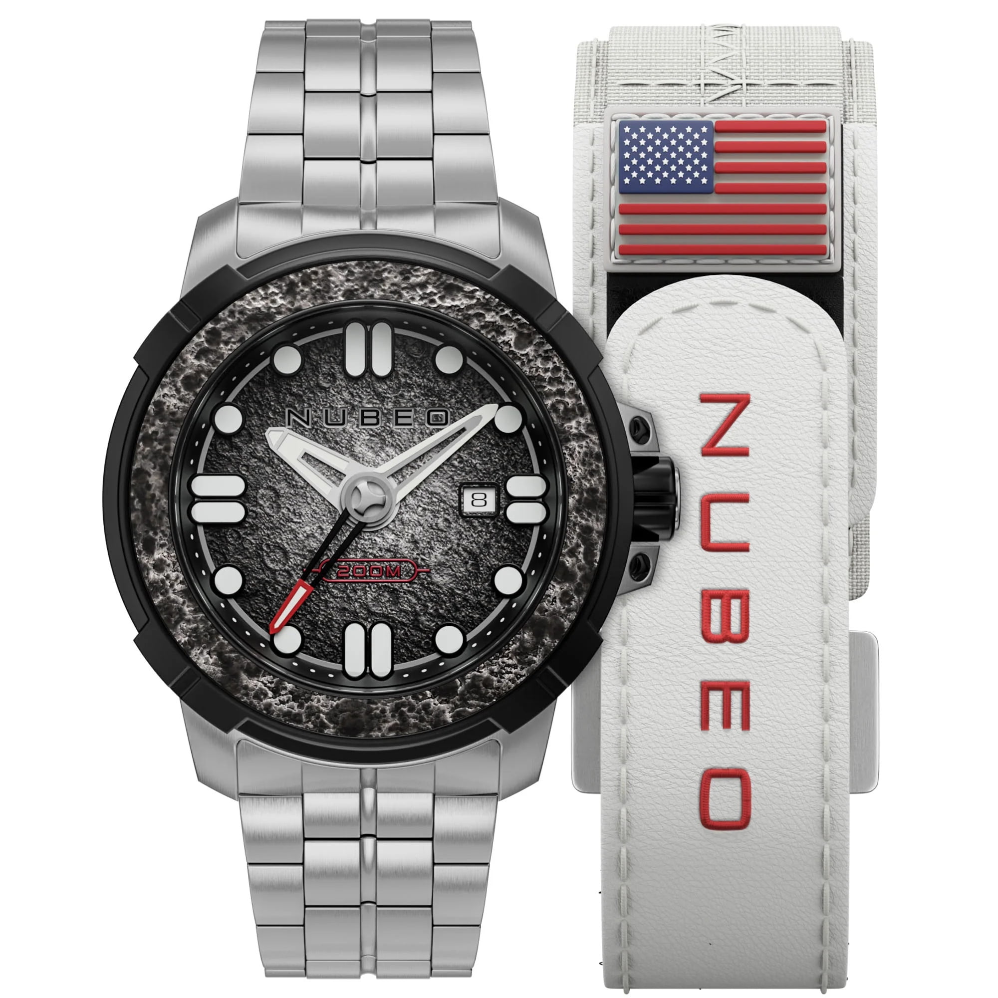 Nubeo Apollo Automatic Silver Limited Edition - Walmart.com