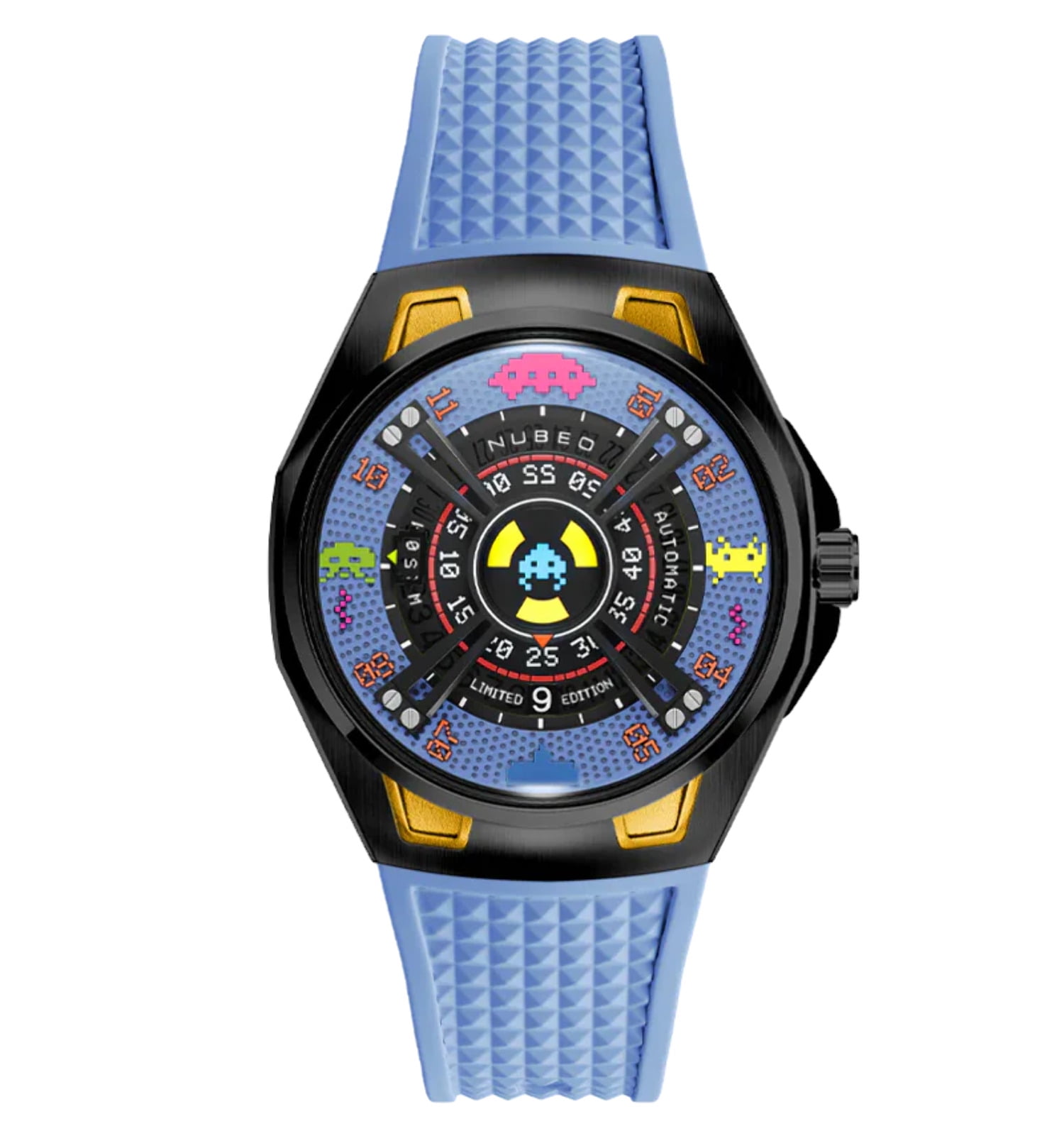 Nubeo OAO Automatic Space Invaders Limited Edition Cosmic Blue - Walmart.com