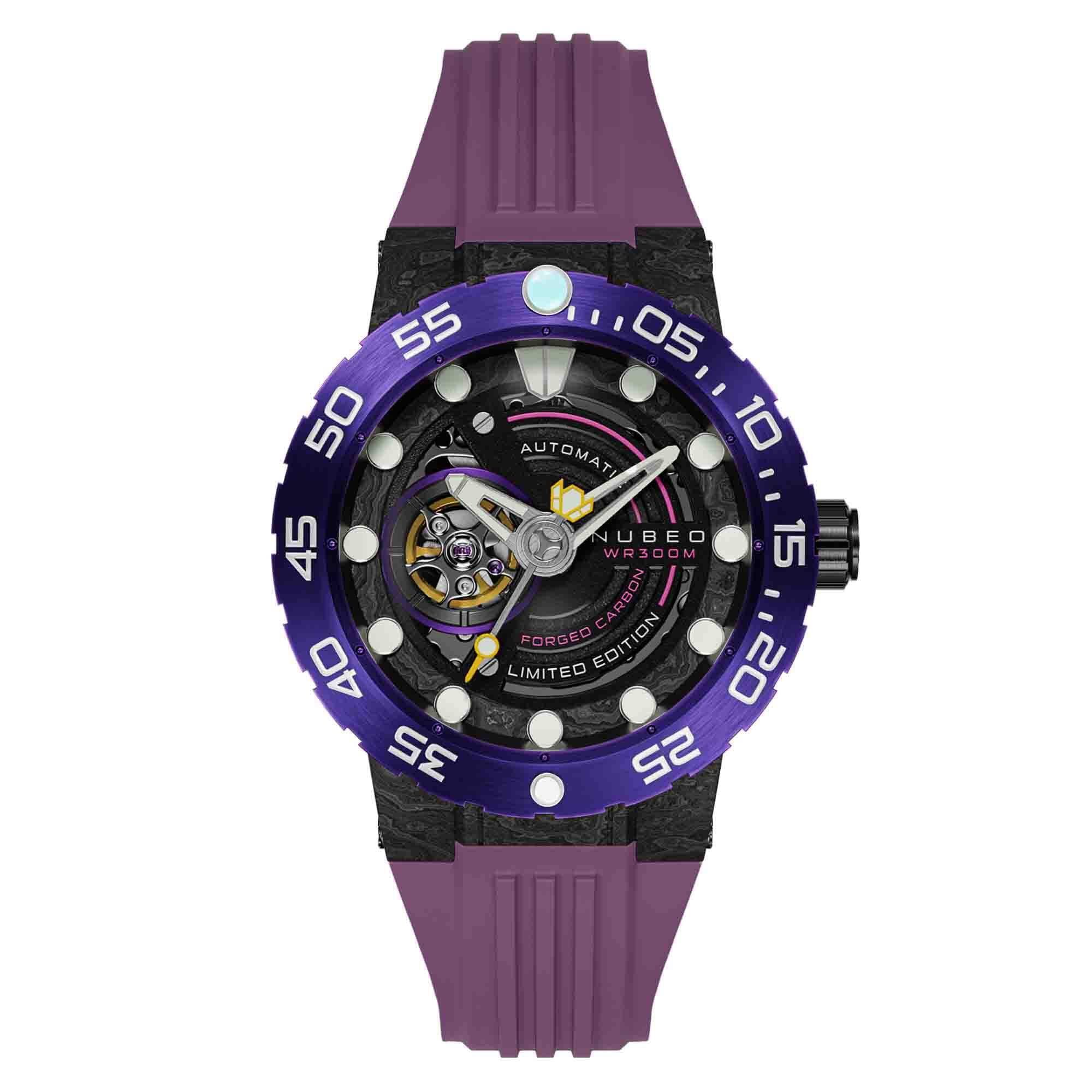 Nubeo Opportunity Carbon Fiber 48mm Japanese Automatic Wristwatch NB ...
