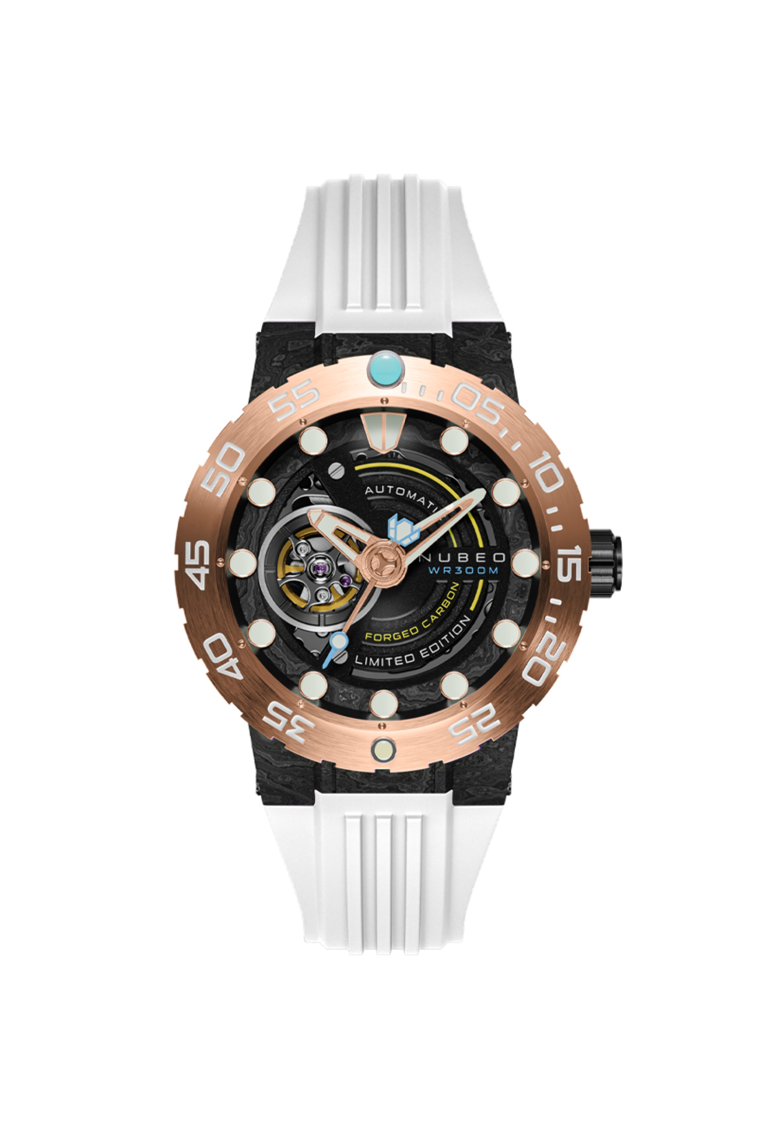 Nubeo Opportunity Carbon Fiber 48mm Japanese Automatic Wristwatch NB ...